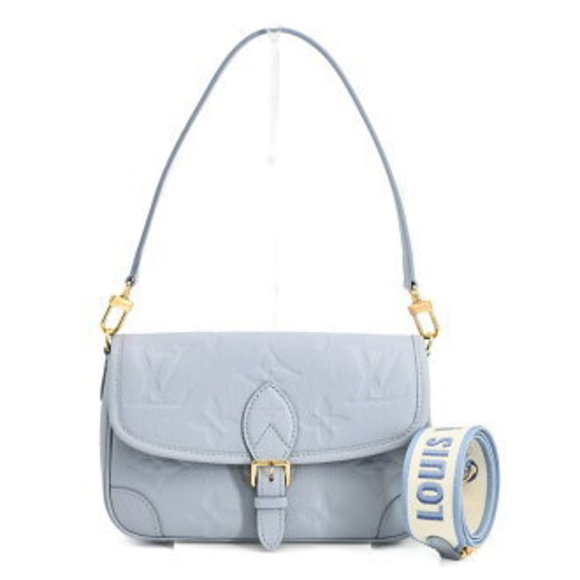 Louis Vuitton | Bags | Louis Vuitton Diane Shoulder Bag Blue | Poshmark